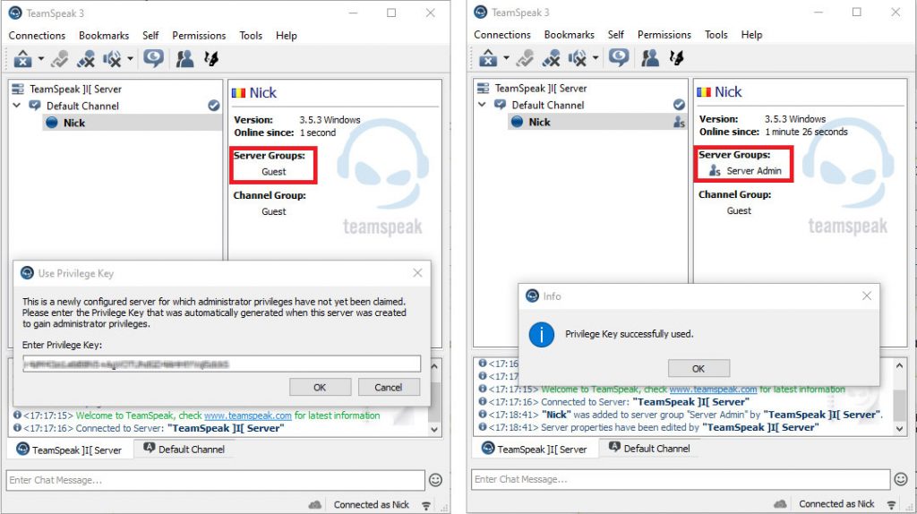 Cómo configurar el servidor TeamSpeak 3 en VPS-OperaVPS | Rocket site