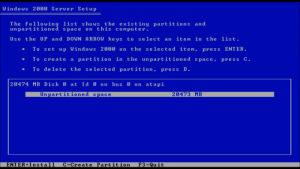 Microsoft Windows 2000 Server Installation Tutorial
