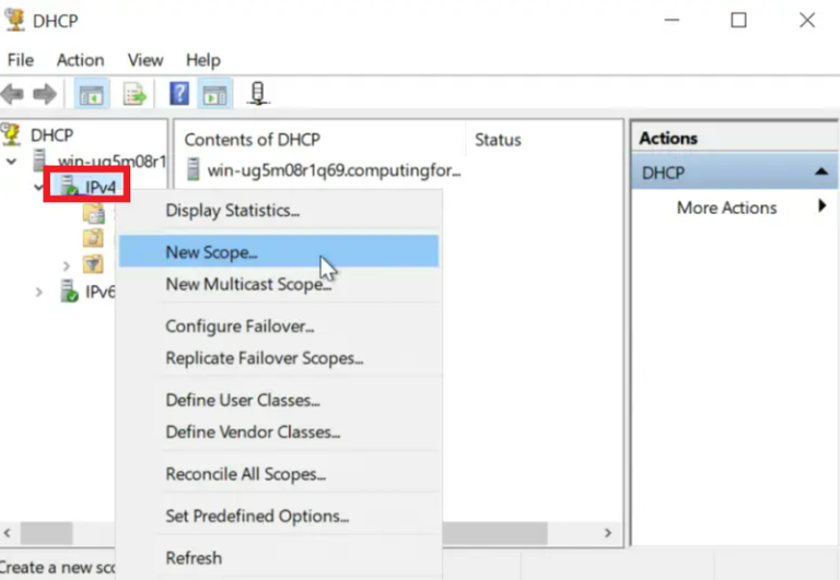 Visual Guide to Configuring DHCP Server in Windows Server