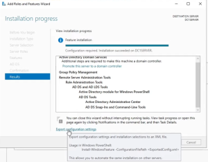 Setup Active Directory Domain Services for Businesses