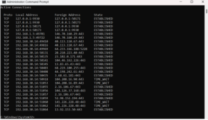 Use netstat Command in Windows {Check Network Connections}