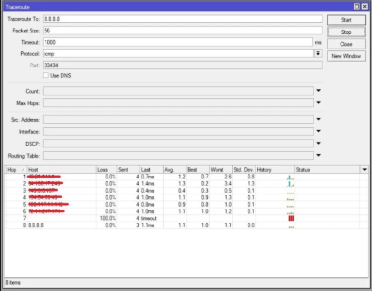 Mikrotik Traceroute Command Troubleshooting Network Issues