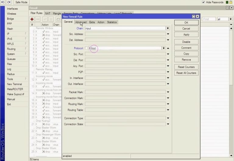 How to Block Port Scanner and Prevent It in Mikrotik