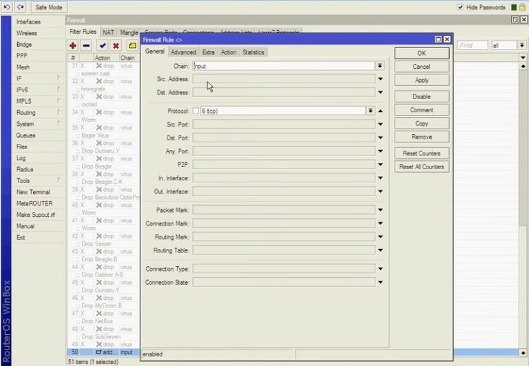 How to Block Port Scanner and Prevent It in Mikrotik