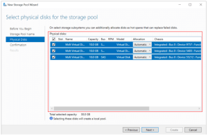 Configuring Storage Spaces in Windows Server Guide