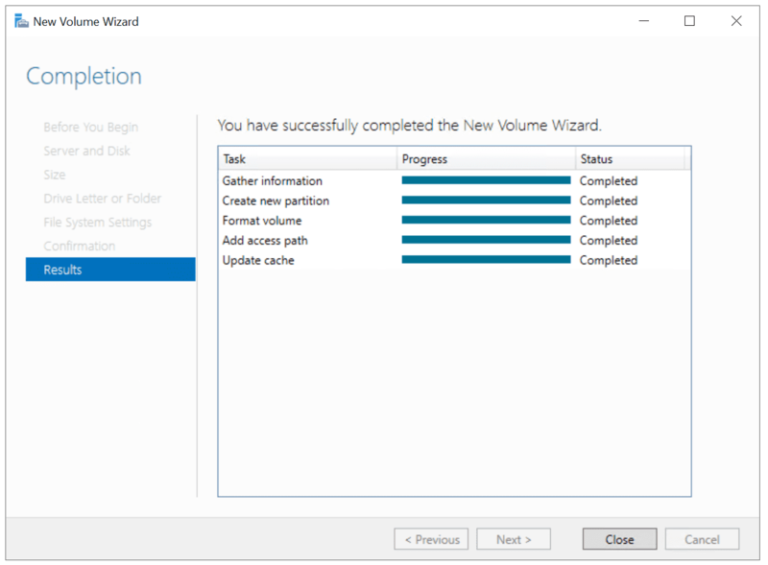 Configuring Storage Spaces in Windows Server Guide