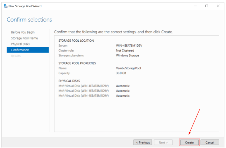 Configuring Storage Spaces in Windows Server Guide