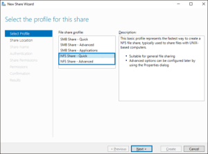 Install NFS Server & Create NFS Share in Windows Server